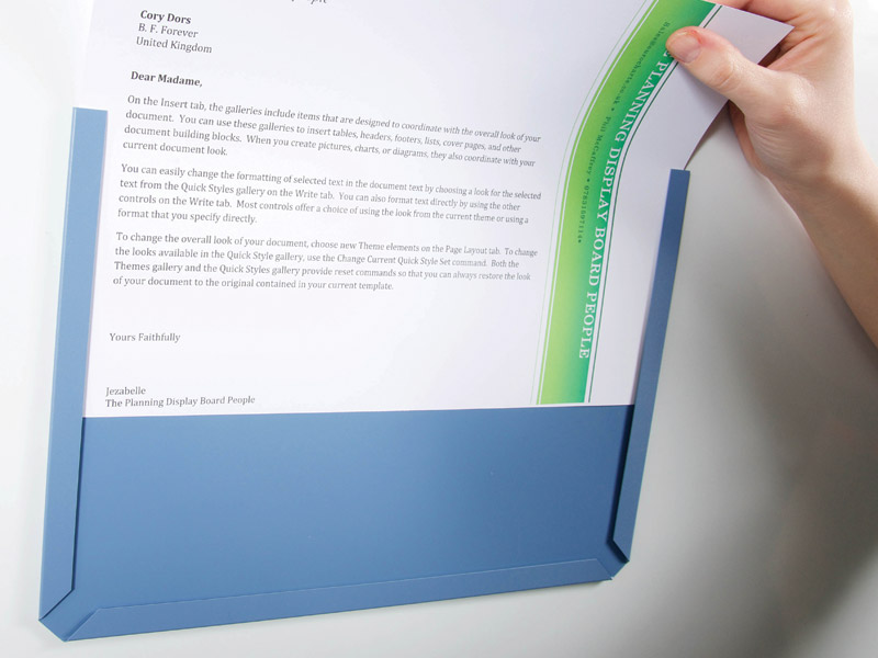 Document Display Pockets | Free Delivery
