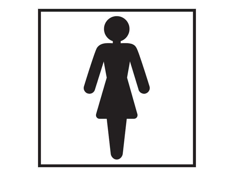 Female Washroom Sign | Free Delivery