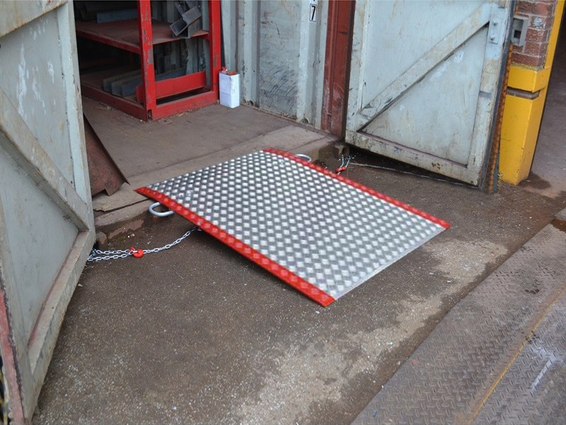 Ground Level Container Aluminium Access Ramps | Free Delivery