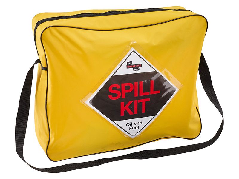 50L Oil & Fuel Spill Kit in PVC Shoulder Bag | Free Delivery