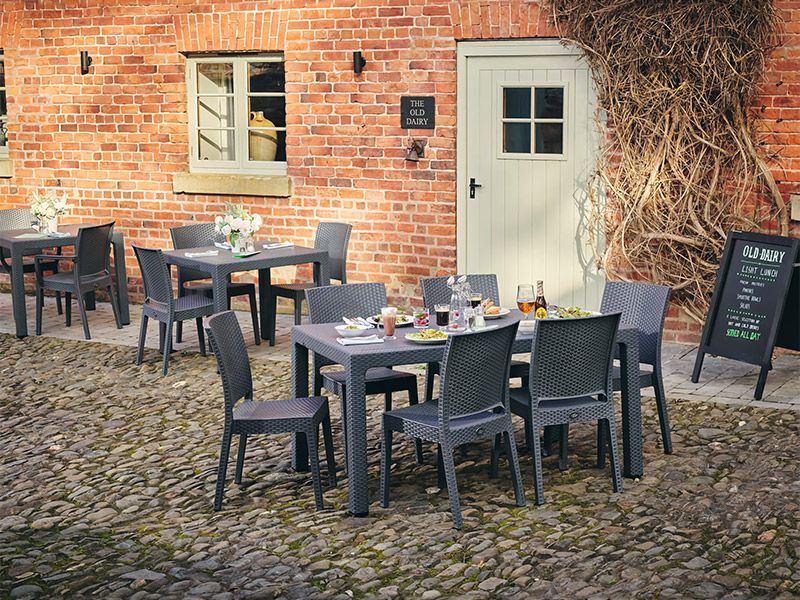 Canterbury Rectangular Polypropylene Table | Free Delivery