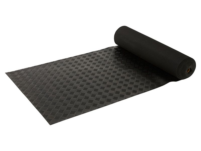 Chequered Rubber Matting Roll | Free Next Day Delivery