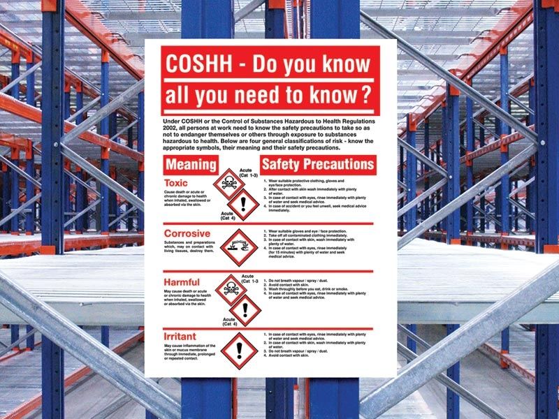 COSHH Do you know? | Free Delivery