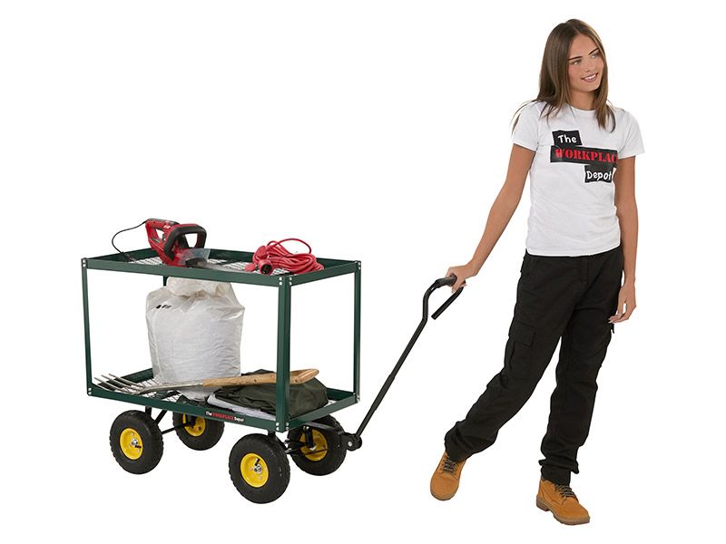 Double Tier Turntable Trolley | Free Next Day Delivery