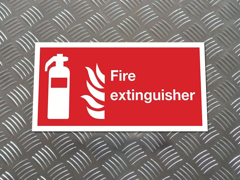 "Fire Extinguisher" Fire Safety Equipment Sign | Free Delivery