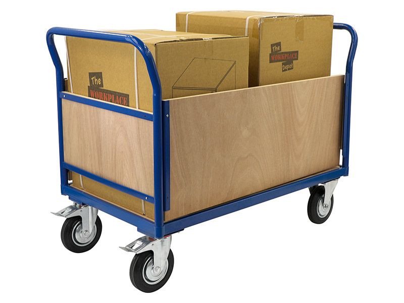 Flatbed Trolley with Sides | Free Delivery