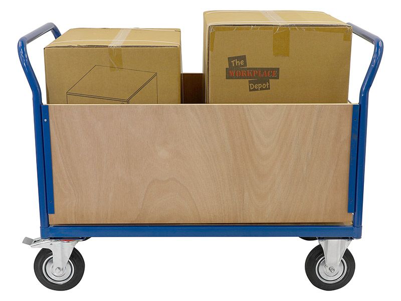 Flatbed Trolley with Sides | Free Delivery