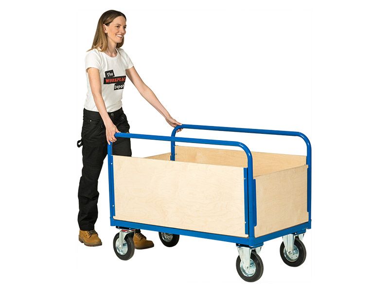 Flatbed Trolley with Sides | Free Delivery