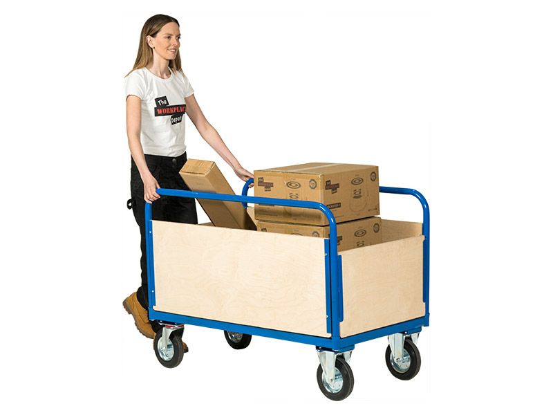 Flatbed Trolley with Sides | Free Delivery