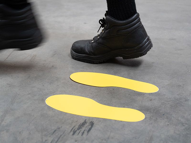 Footprint Floor Signal Markers | Free Delivery