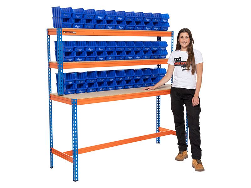 Garage Workstation with Bins | Free Next Day Delivery