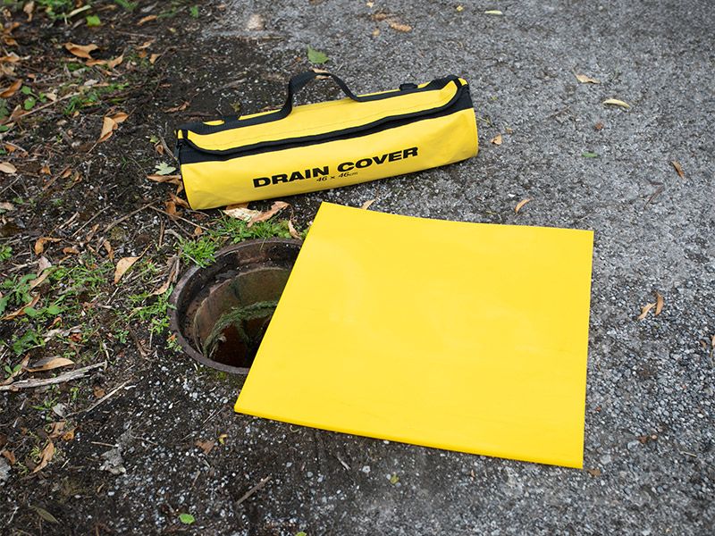 Heavy Weight Drain Cover with Wall Mountable Holdall | Free Delivery