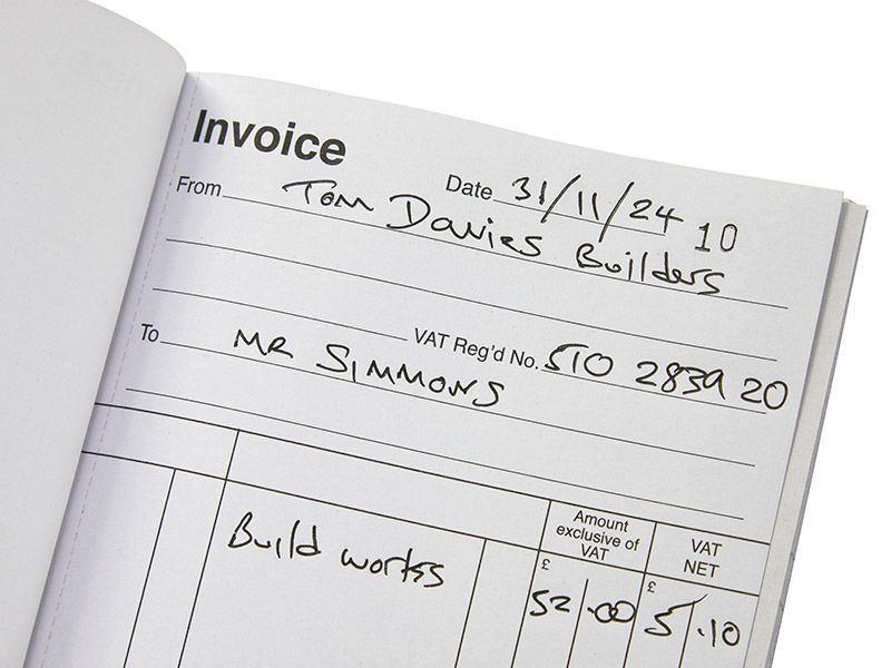 Invoice Book | Free Delivery