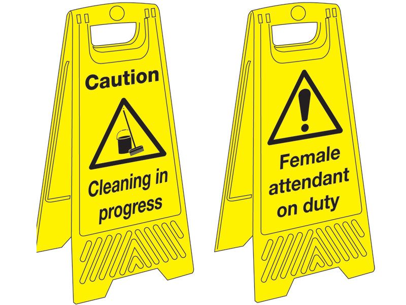 Janitorial Plastic Floor Signs | Free Delivery