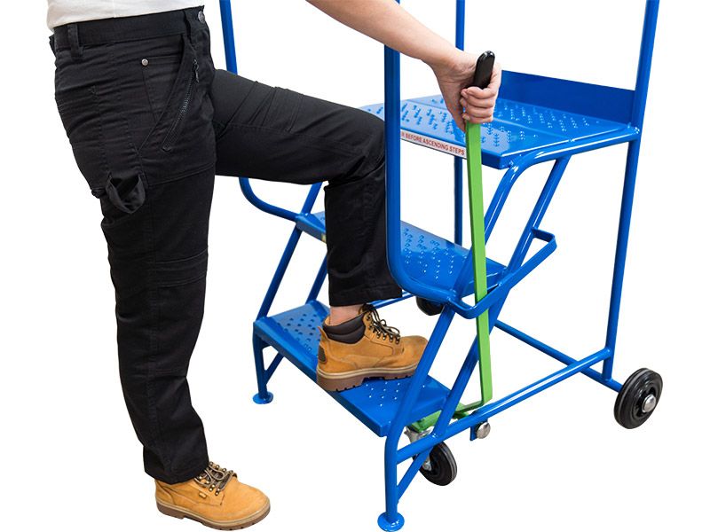 Mobile Steps with Platform | Made in Britain | Free Delivery