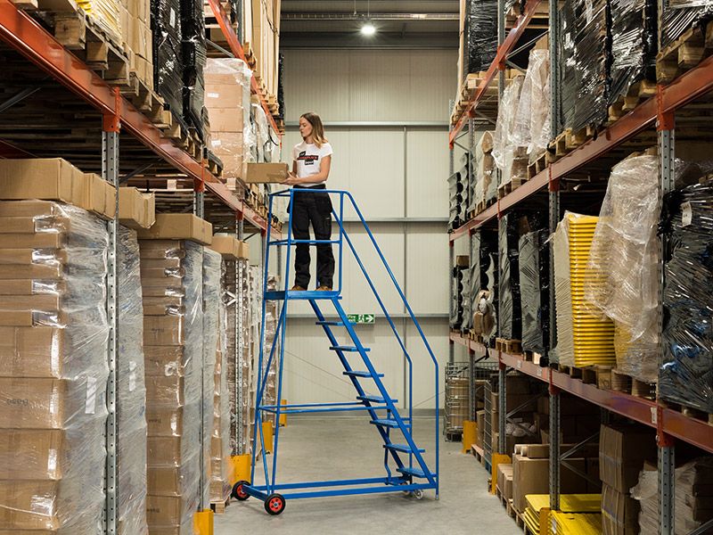 Mobile Warehouse Steps | Made in Britain | Free Delivery