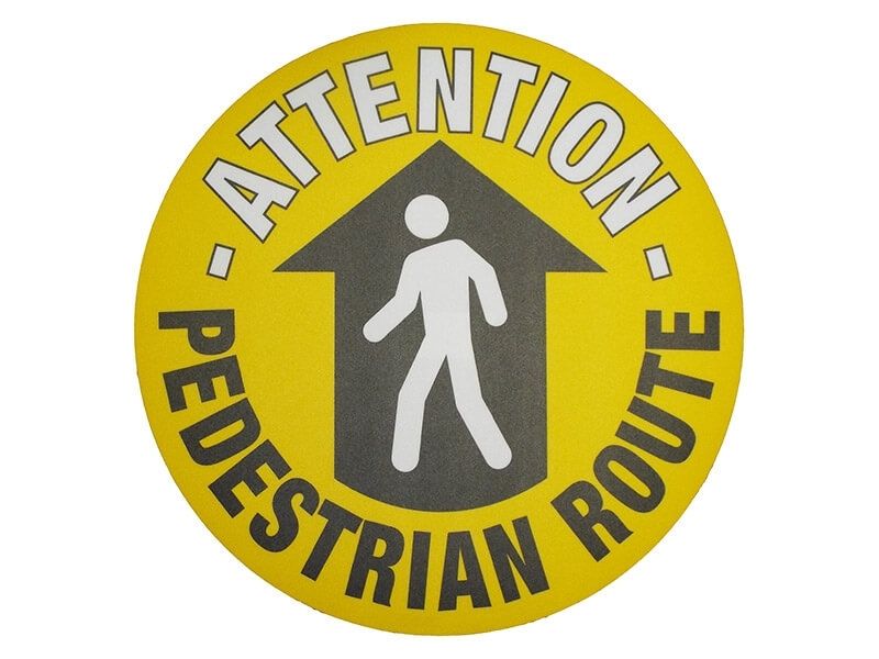 Pedestrian Route Floor Symbol Marker | Free Delivery