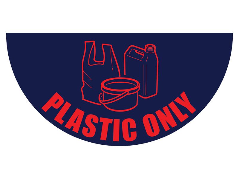 Plastic Only Floor Graphic Marker | Free Delivery