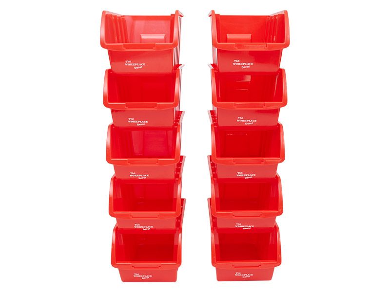 Plastic Small Parts Bins | Free UK Next Day Delivery