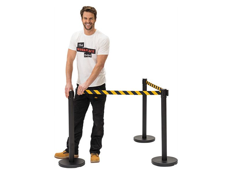 Retractable Barrier Posts | Free Next Day Delivery