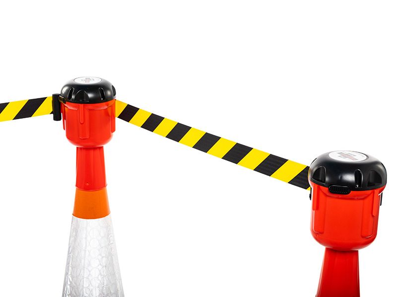 Retractable Cone Barrier | Free Next Day Delivery