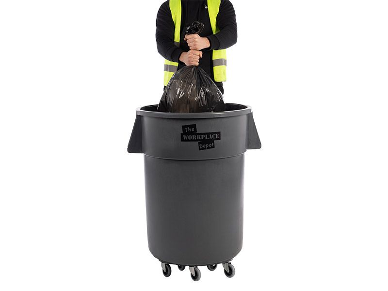 Round Utility Bin with Dolly | Free Next Day Delivery