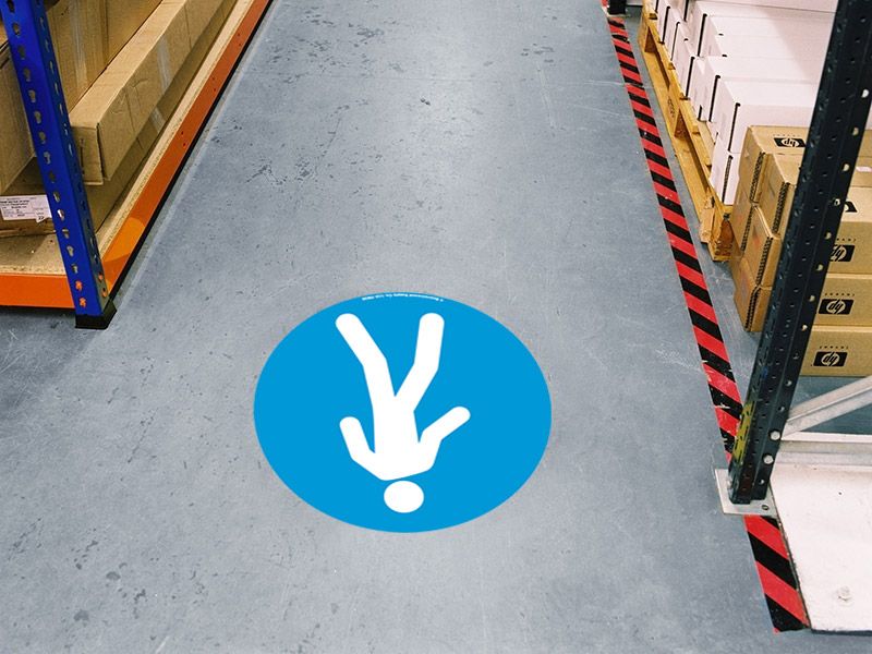 Walking Man Floor Symbol Marker | Free Delivery