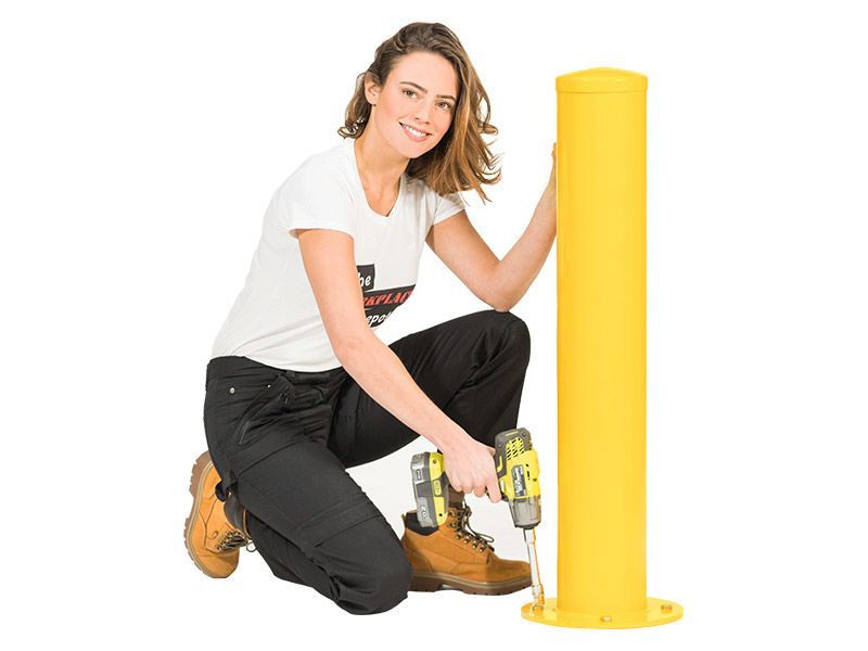 Warehouse Safety Bollards | Free Delivery