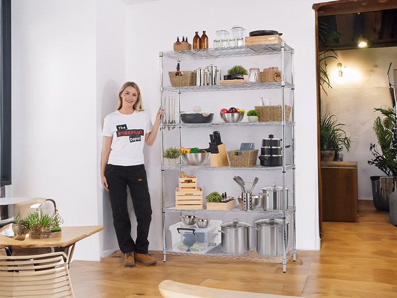 Wire Shelving Units | Free Next Day Delivery