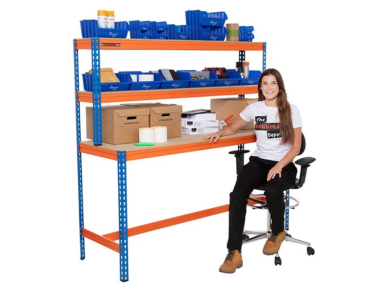Workbench with Storage Bins | Free Next Day Delivery