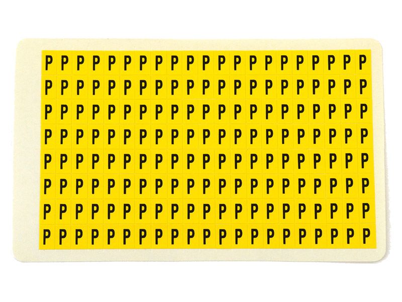 Yellow Self Adhesive Numbers & Letters | Free Delivery
