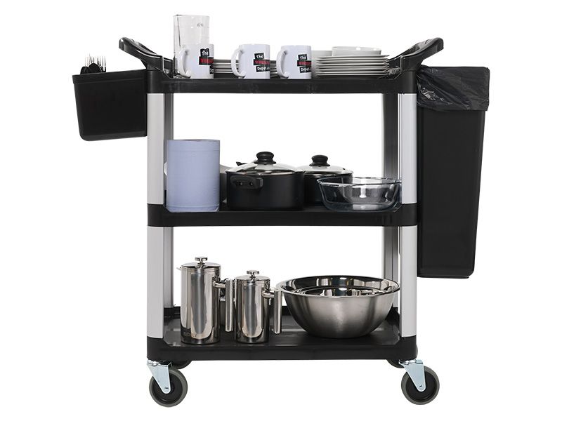 Catering Trolley With Bins Free Next Day Delivery