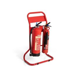 Double Fire Extinguisher Stand | Free Delivery