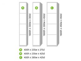 4 Tier Lockers | Free Delivery