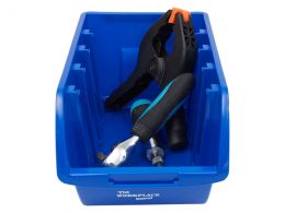 Blue Plastic Storage Bins | Free UK Next Day Delivery