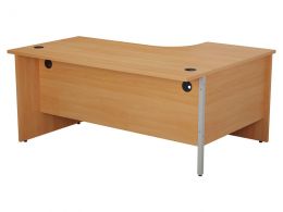 Curved Office Desk | Free Next Day Delivery