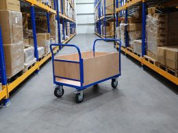 Flatbed Trolley with Sides | Free Delivery