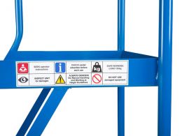 Mobile Steps with Handrail | Made in Britain | Free Next Day Delivery