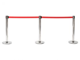 Retractable Queue Barrier | Free Next Day Delivery