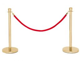 Red Rope Barrier | Free Delivery