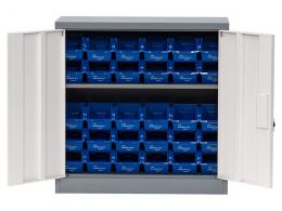 Stackable Bin Storage Cabinets | Free Delivery