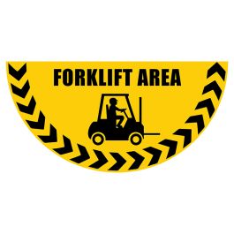 Forklift Area Floor Graphic Marker | Free Delivery