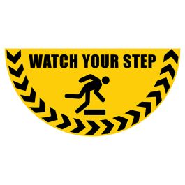 Watch Your Step Floor Graphic Marker | Free Delivery