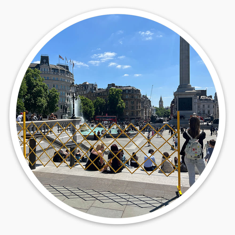 Metal Safety Barriers | Free Next Day Delivery