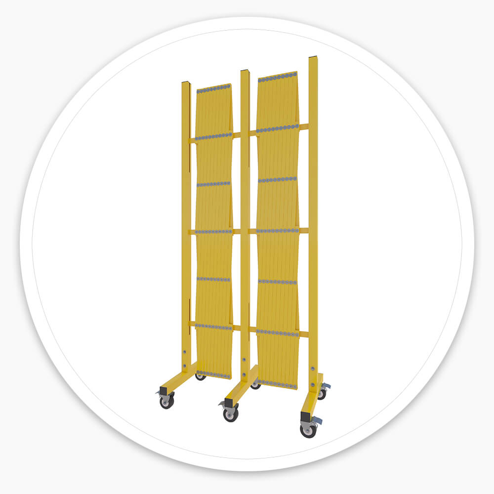 Metal Safety Barriers | Free Next Day Delivery