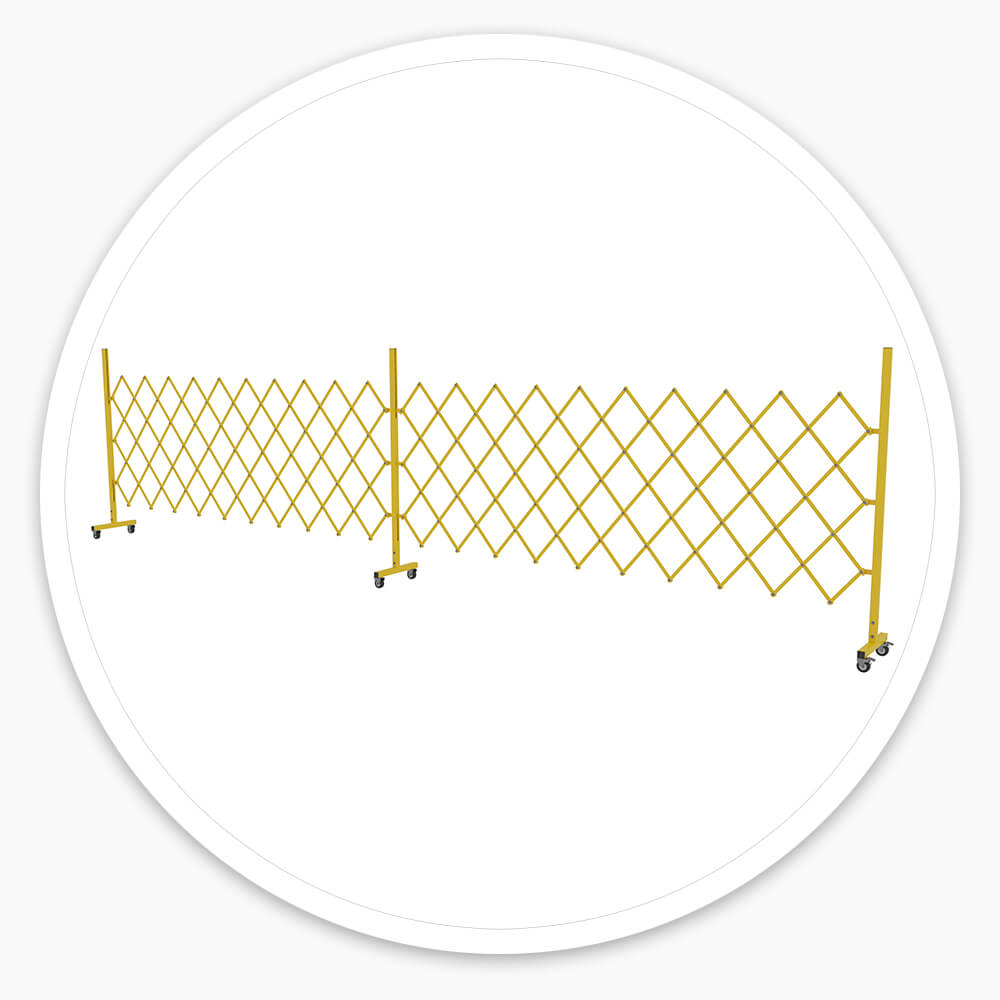 Metal Safety Barriers | Free Next Day Delivery