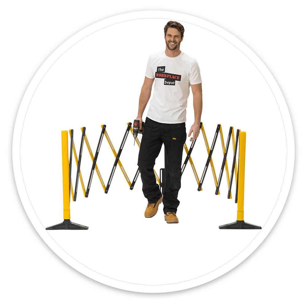 Plastic Safety Barrier | Free Delivery