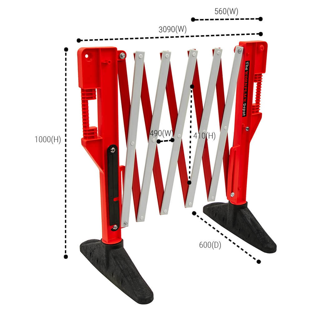 Collapsible Barrier | Free Next Day Delivery