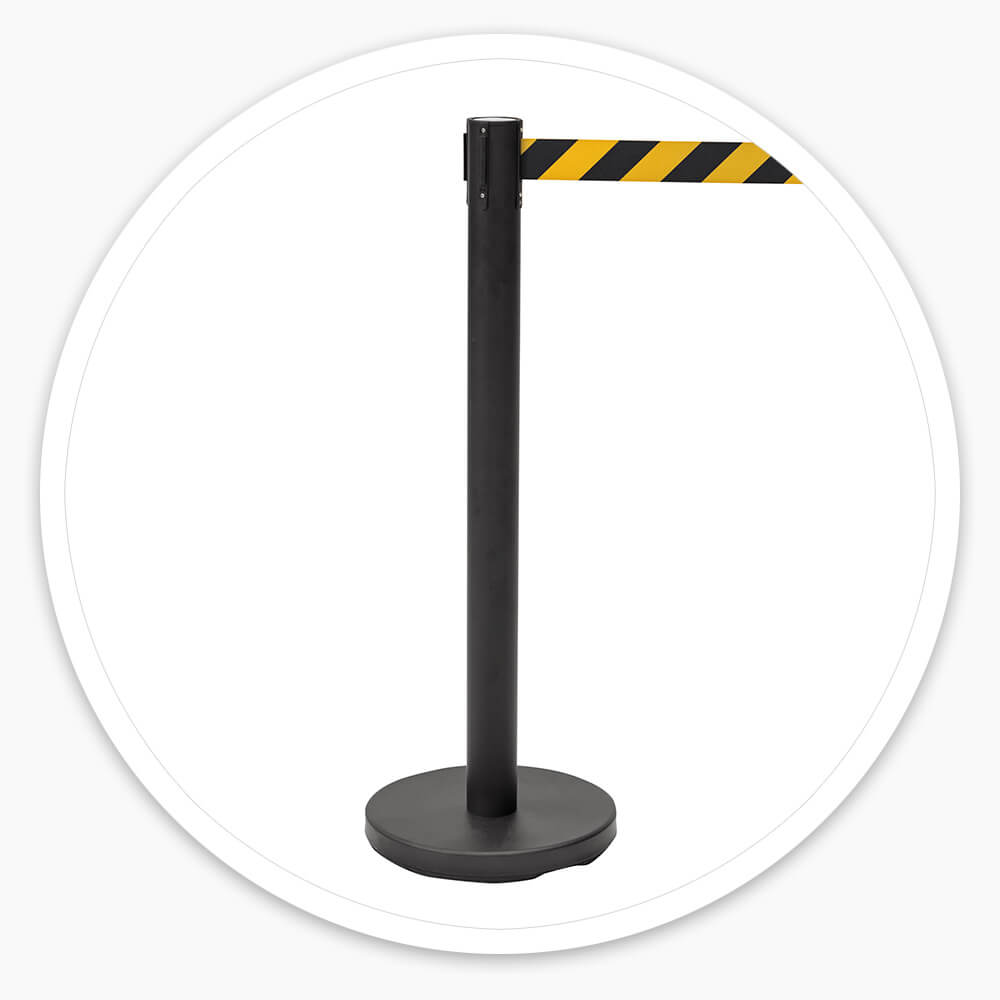 Retractable Barrier Posts | Free Next Day Delivery