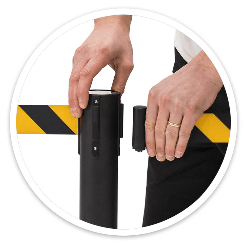 Retractable Barrier Posts | Free Next Day Delivery
